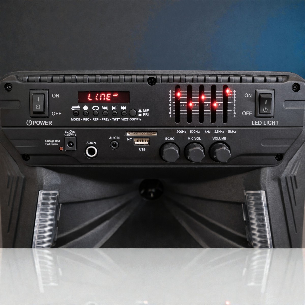 Купити Акумуляторна колонка ZXX 400 Вт з динаміком 12" переносна ...